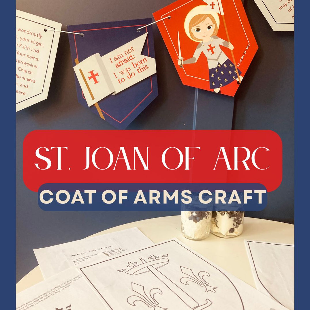 St. Joan of Arc 🛡Coat of Arms Craft – Party Like A Saint
