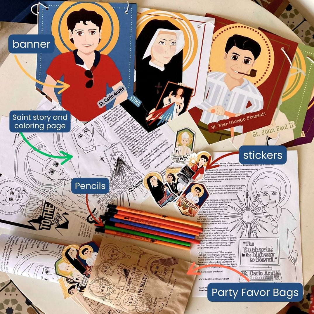 20th Century Saints Party Kit – Party Like A Saint