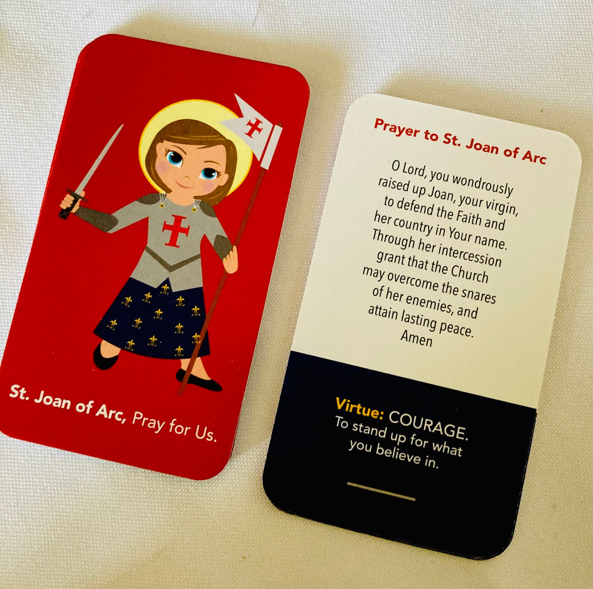 St. Joan of Arc Prayer Cards – Party Like A Saint