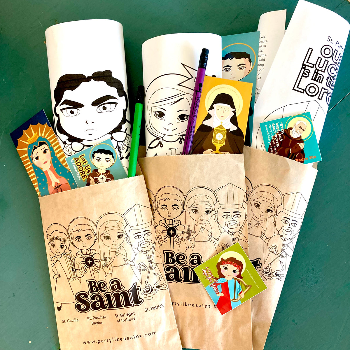 Be a Saint Goodie bags – Party Like A Saint