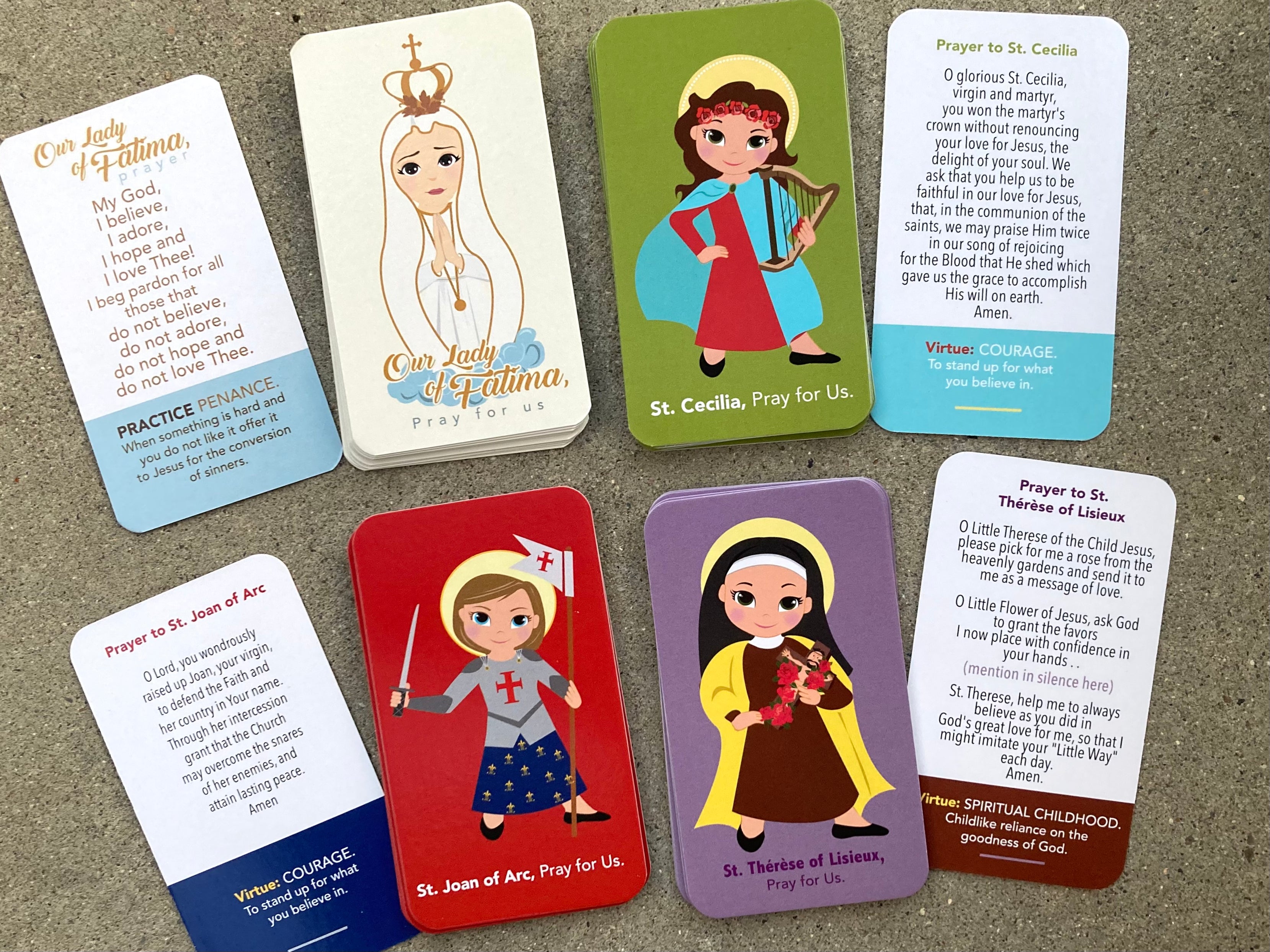 Girl Saint Prayer Cards – Party Like A Saint