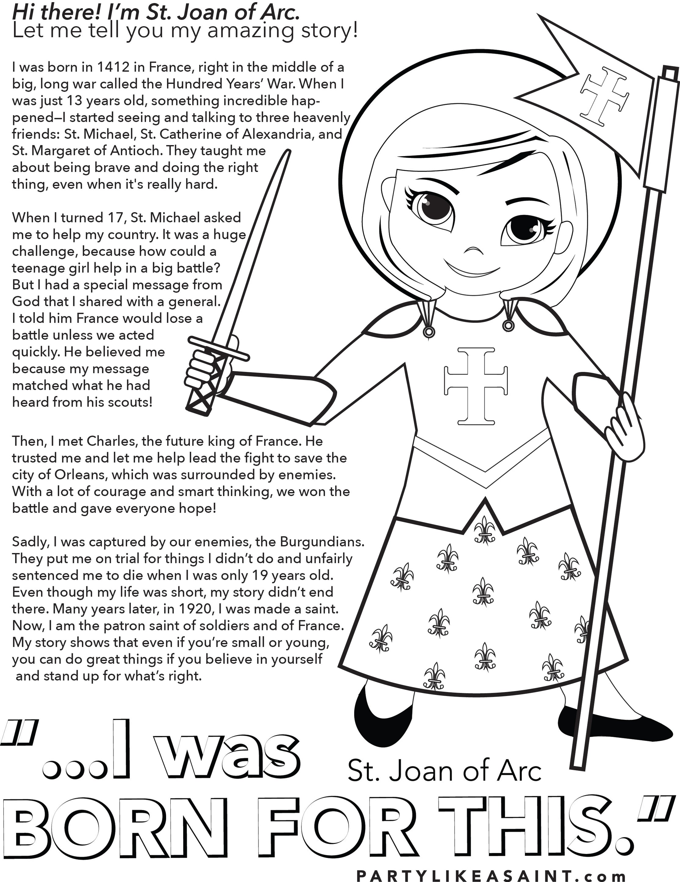 2024 All Saints Day coloring pages – Party Like A Saint