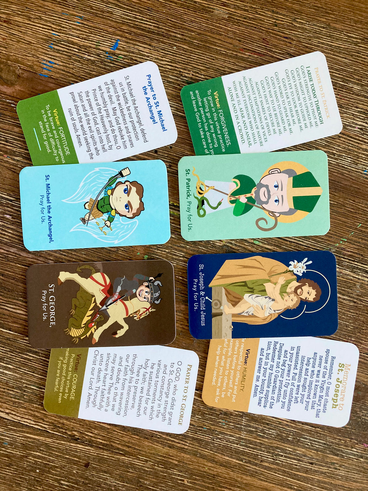 Boy Saints Prayer Cards – Inspire Your Child's Faith! – Party Like A Saint