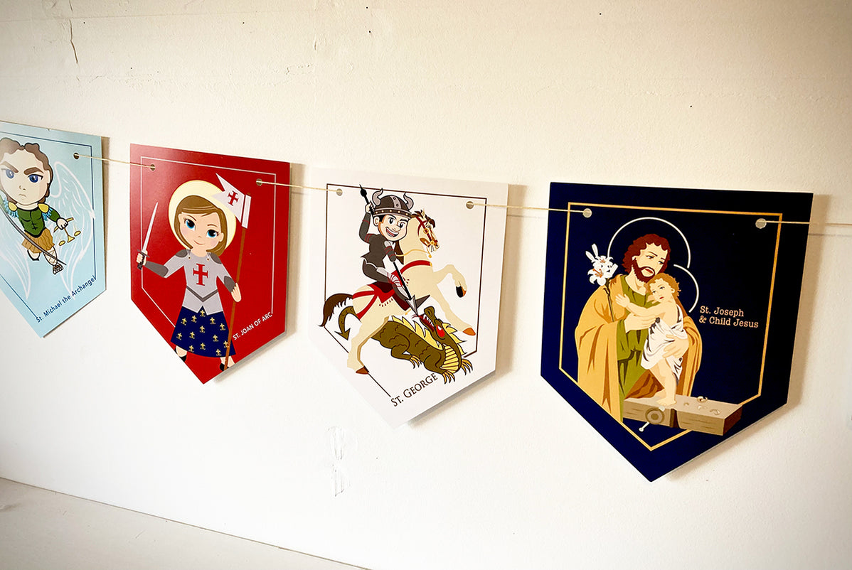 2022 All Saints Day Pennant Banner – Party Like A Saint