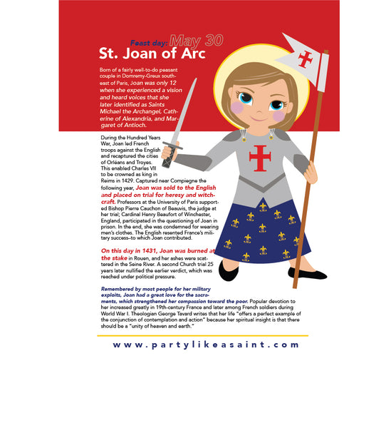 St. Joan of Arc – Party Like A Saint