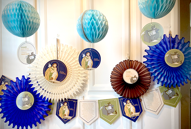 St. Joseph Fan decoration – Party Like A Saint